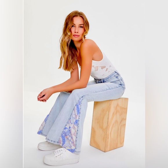 Forever 21 | Jeans | Patchwork Flare Jeans | Poshmark